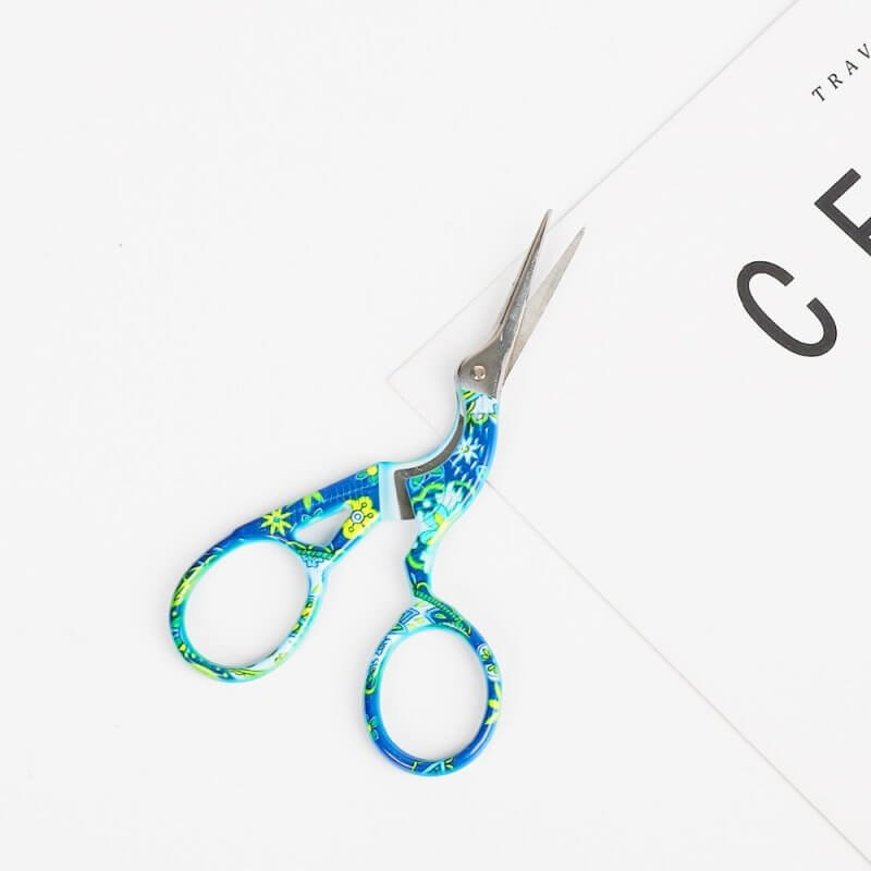 Patterned Bird Scissors for Embroidery, Needlecraft, Threadwork ...